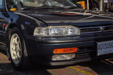 Black Honda Accord In Retro Car Meet Editorial Photo Image Of 1989 Auto 289636021
