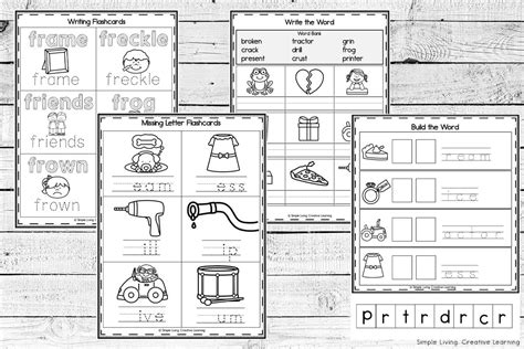 R Blends Worksheets Simple Living Creative Learning Worksheets Library