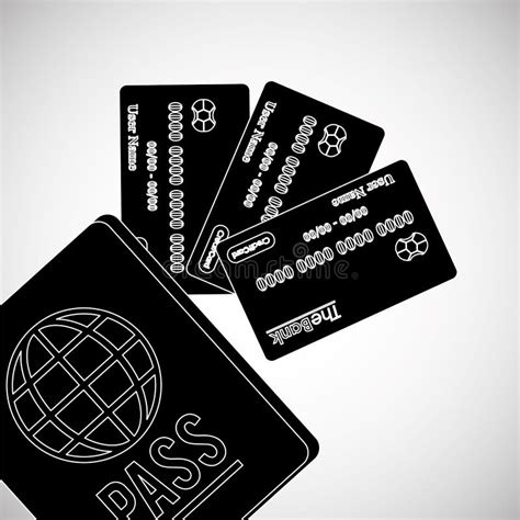 Travel Design Passport Icon Flat Illustration Graphic Stock