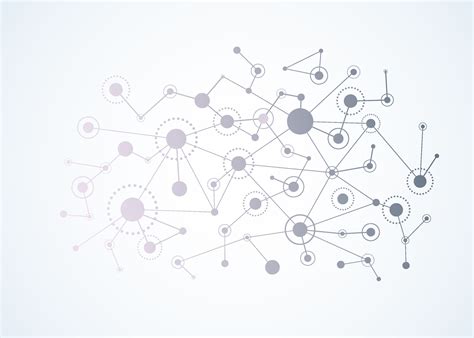 Vector Technology Concept Connected Lines And Dots Network Sign 15258869 Vector Art At Vecteezy