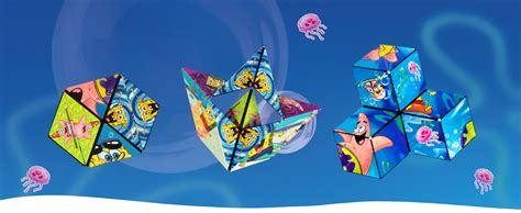 Shashibo Spongebob Squarepants Shape Shifting Box Stem