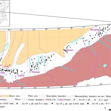 Location Map Showing Distribution Of Sampling Points Download