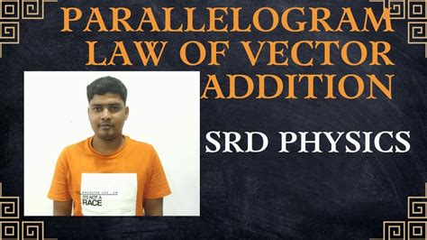 Parallelogram Law Of Vector Addition Class 11 Physics Youtube