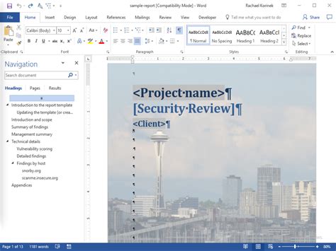 From A Sample Report To A Dradis Template Dradis Pro Help Within Check Out Report Template 10