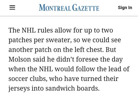 Chris Creamer On Twitter Really Hoping The Mtlgazette Made An Error