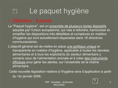 PPT Le paquet hygiène PowerPoint Presentation free download ID 1241382