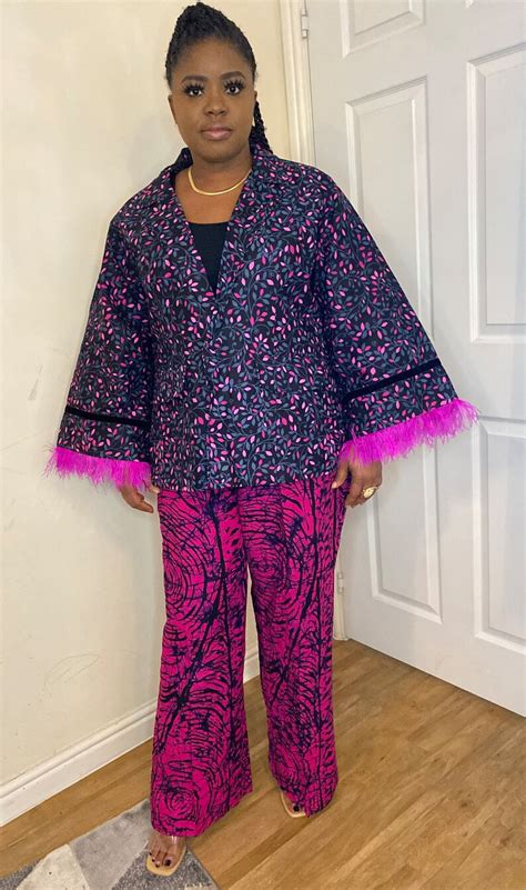 Nelly Two Piece Pant Set Trouser Set Etsy
