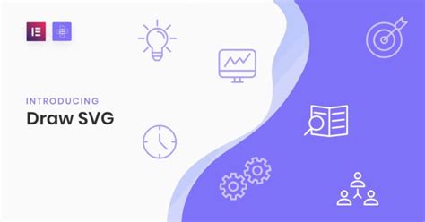 Animated SVG For Elementor Line Drawing