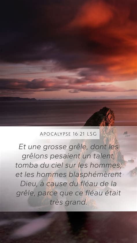 Apocalypse LSG Mobile Phone Wallpaper Et une grosse grêle dont les grêlons pesaient