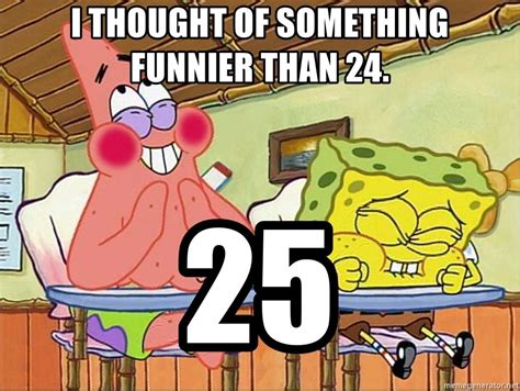 Spongebob 25 Meme Template