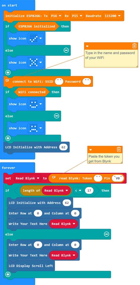 Sending Blynk Messages To An LCD With Micro Bit