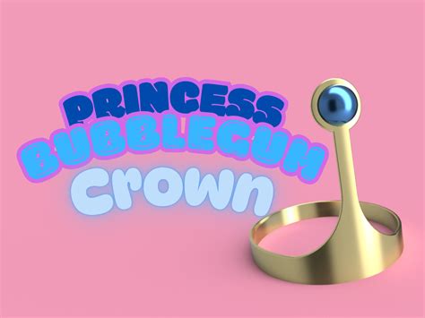 Princess Bubblegums Crown By Josiahmakerworld Download Free 3d Models