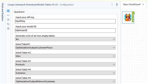Coupa Llamasoft Download Model Tables V2024 Alteryx Community