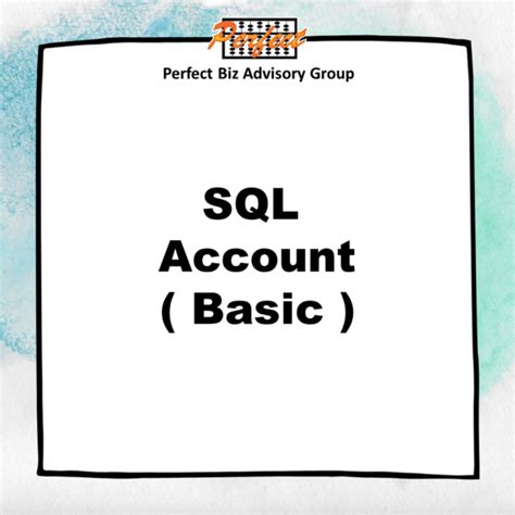 Sql Accounting Software Sql Account Basic Pbag