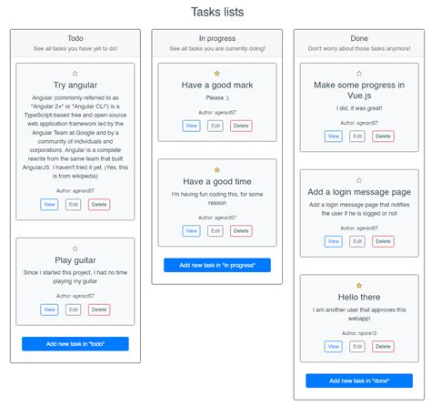 GitHub Agerard57 JS Vue Kanban A To Do List Kanban Made Vith Vue