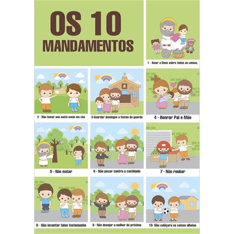 Aprendendo Os Dez Mandamentos Brincando BRAINCP