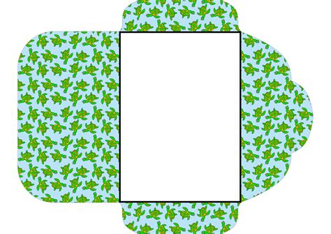 Envelope Design With Sea Turtle Pattern Theme 16659504 Png