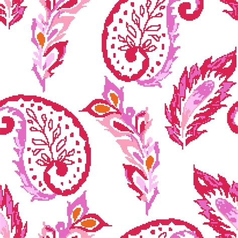Premium Vector Pixelated Blooming Flowers And Leaves Blossom