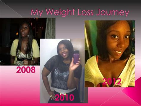 My Weight Loss Journey Slideshow Pptx