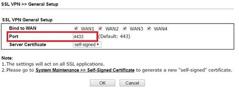 Redirect Requests To An Internal Server Draytek