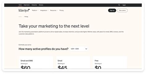 Klaviyo Pricing Comparison Limits And Plans