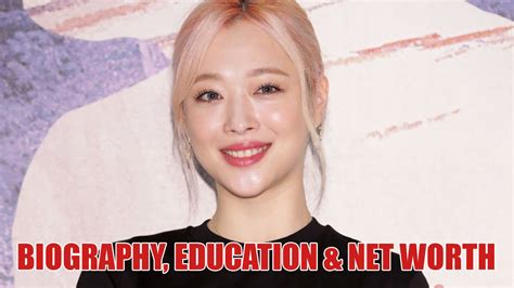 K Pop Star Sullis Biography Education And Net Worth Revealed
