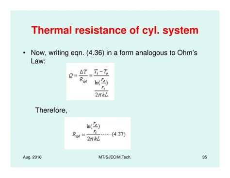 One Dimensional Conduction Withnoheatgeneration Pdf Physics