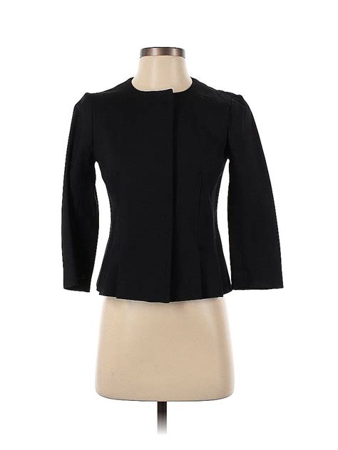 Behnaz Sarafpour For Target Jacket Black Solid Jackets Outerwear Size