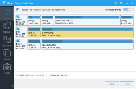 How To Restore Windows Disk Or Partition To A Contiguous Space On The