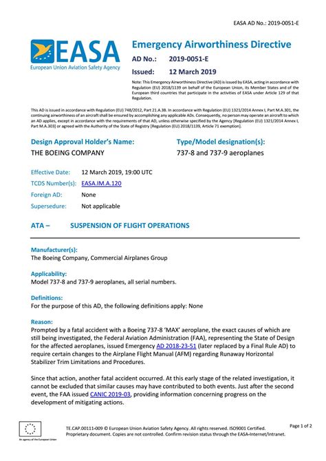 Airworthiness Directive Airworthiness Directive Faa Writflx