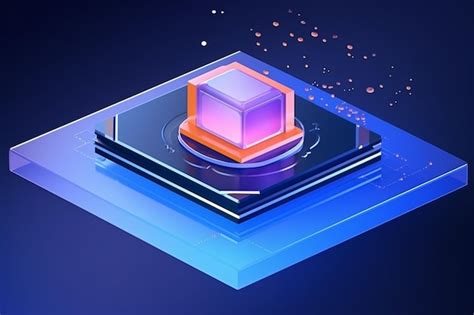 Premium Photo Nanotechnology Isometric Composition With Carbon Nano