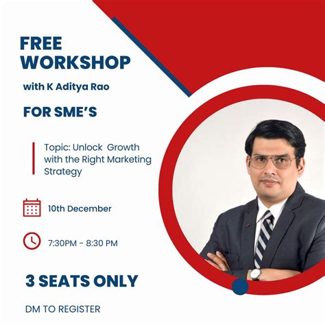 K Aditya Rao On Linkedin Growthworkshop Marketingstrategy