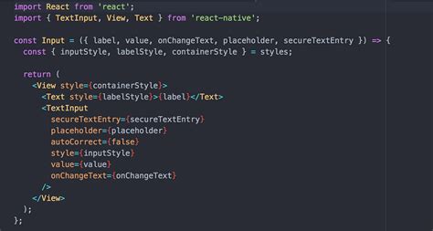 Making A Reusable Input Component In React Native By Danny Krug Medium