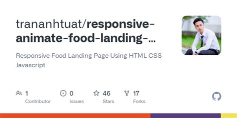 Github Trananhtuat Responsive Animate Food Landing Page Responsive