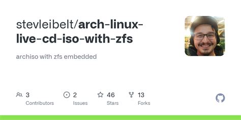 Github Stevleibeltarch Linux Live Cd Iso With Zfs Archiso With Zfs Embedded