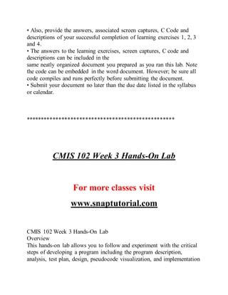 Cmis Effective Communication Snaptutorial