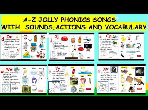 Jolly Phonics Two Letter Sounds A To Z