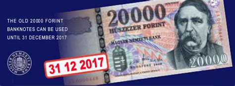 Szegedi Tudományegyetem New 20 000 Huf Banknotes 2017