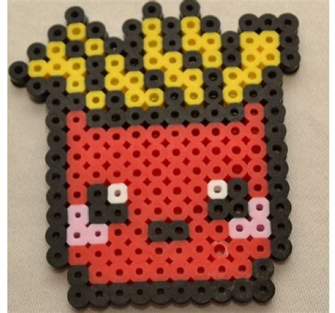 Kawaii Fries Perler Beads By Alexis Bosshammer Perles Hama Kawaii