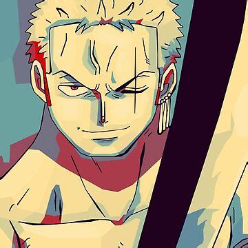 Roronoa Zoro One Piece Sticker For Sale By SiksisArt Redbubble