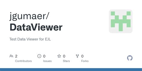 Github Jgumaerdataviewer Test Data Viewer For Ejl