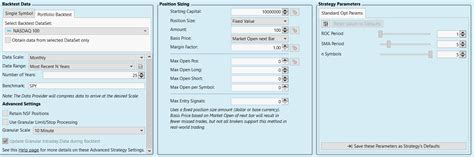 How To Replicate An Optimization Result In A Backtest Wealthlab