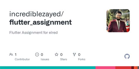 Flutterassignmentflutterassignmentiml At Main · Incrediblezayed