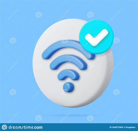 3d Wireless Connection Stock Vector Illustration Of Public 264872984