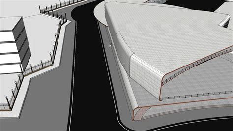 Bus Terminal 3d Model