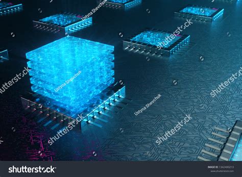 Ai Artificial Intelligence Cpu Concept Machine 스톡 일러스트 1342400213 Shutterstock