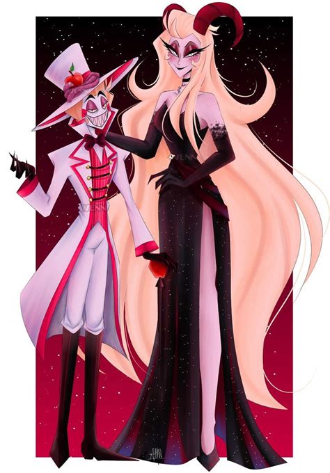 LUCIFER Y LILITH MORNINGSTAR Anime ropa Dibujos de animación Dibujos de terror