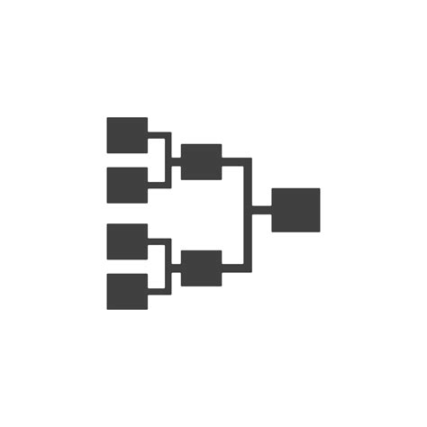 database server diagram vector icon element of data for mobile