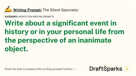 6 Inanimate Object Writing Prompts