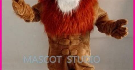 Plush Lion Mascot Simba Leo Costume